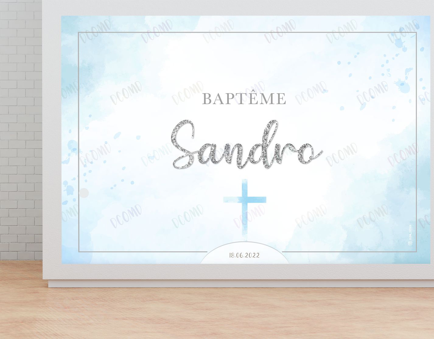 Baptême - Backdrop - Angel – DcomD 🍍